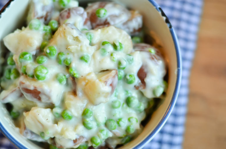 INSTANT POT NEW POTATOES AND PEAS - HUCKLEBERRY LIFE