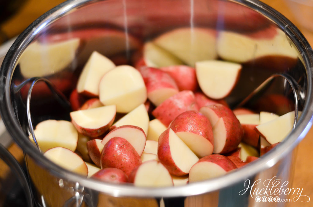 INSTANT POT NEW POTATOES AND PEAS - HUCKLEBERRY LIFE