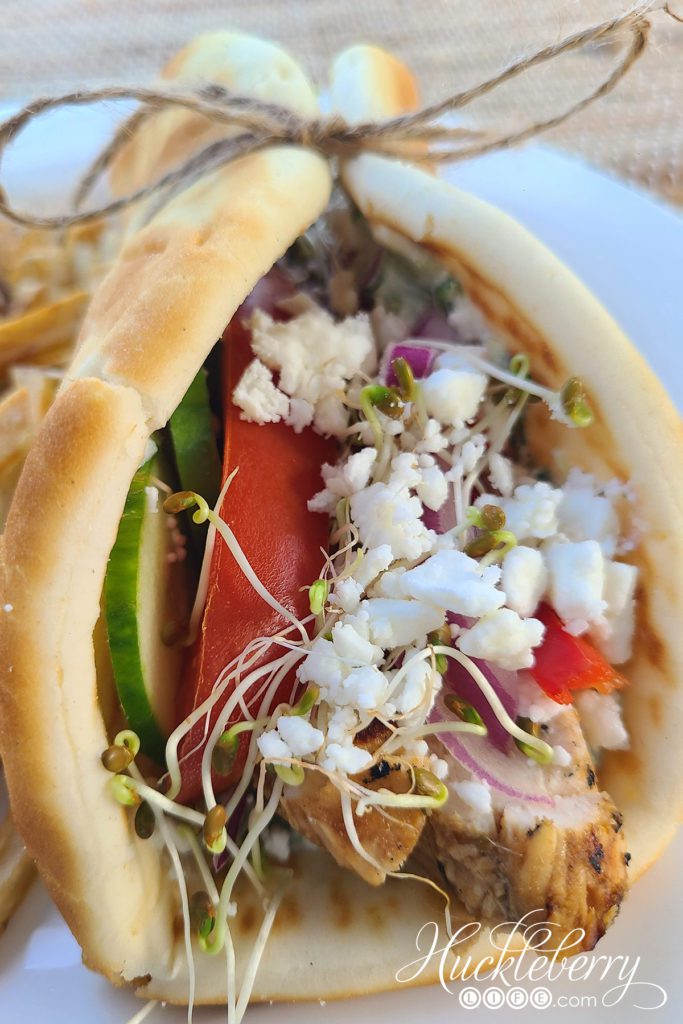 Fresh Grilled Chicken Greek Gyros the entire family will love.